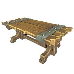 Rectangular Wooden Table | WayfinderDB.com